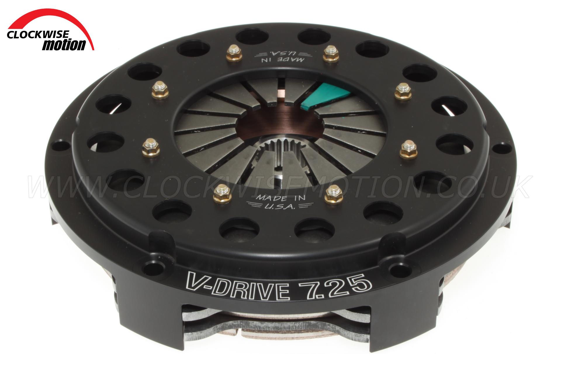 Quarter Master 7.25 Inch V-Drive Twin Plate Rally Clutch | Clockwise Motion